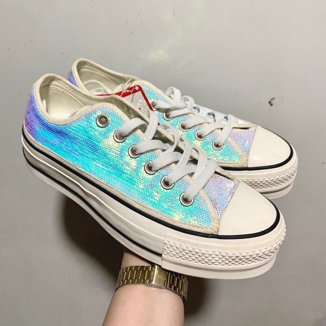 Converse Mini Sequins Chuck Taylor All Star, Women's Fashion, Footwear ...