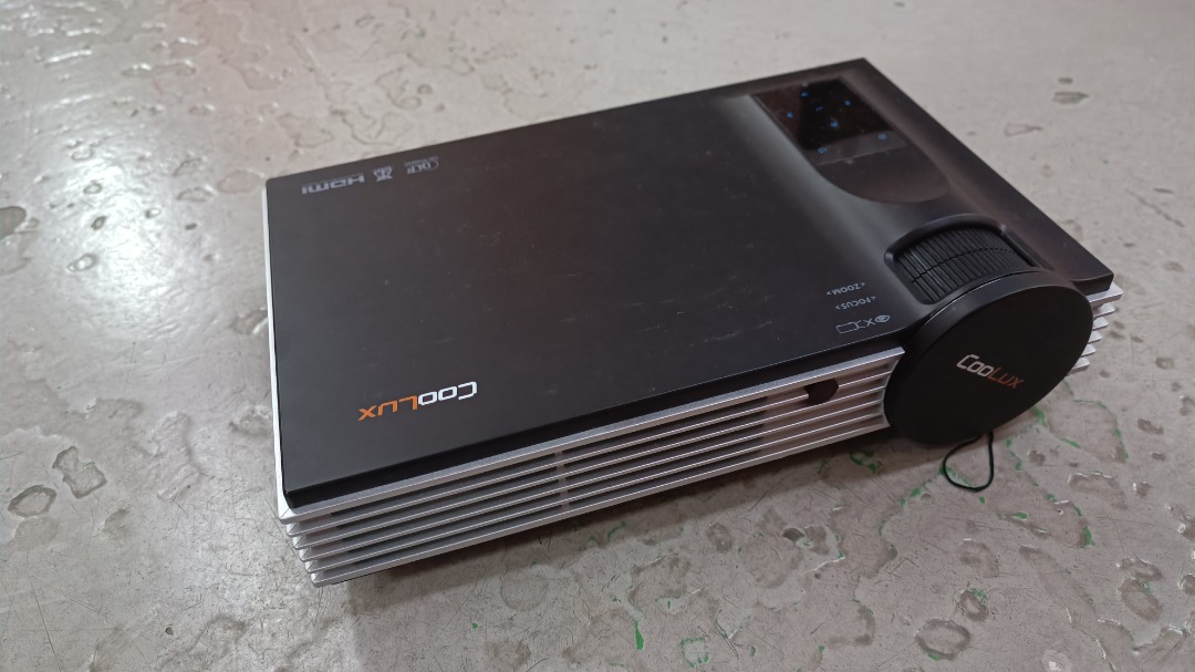 COOLUX S2 Led projector, TV & Home Appliances, TV & Entertainment ...