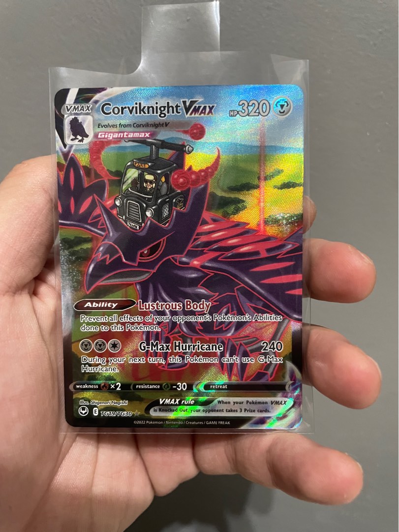 Corviknight VMAX Trainer Gallery Silver Tempest, Hobbies & Toys, Toys ...