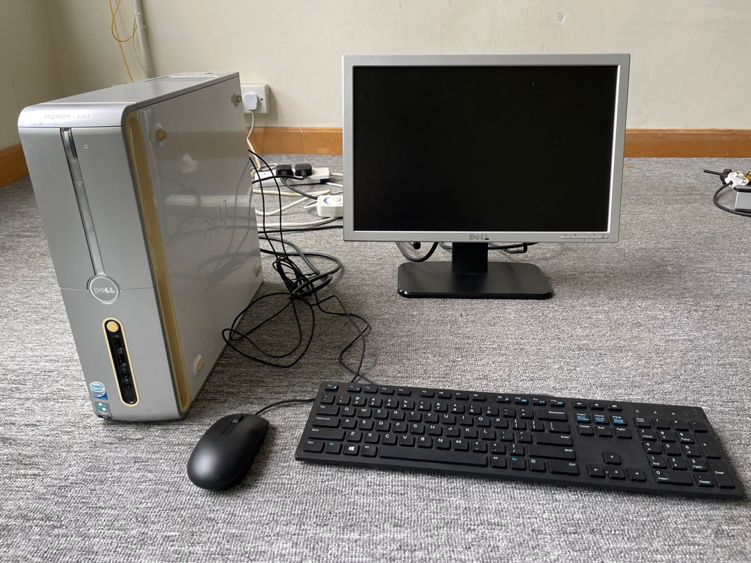 Dell desktop and 19 inch monitor, 電腦＆科技, 桌上電腦 - Carousell
