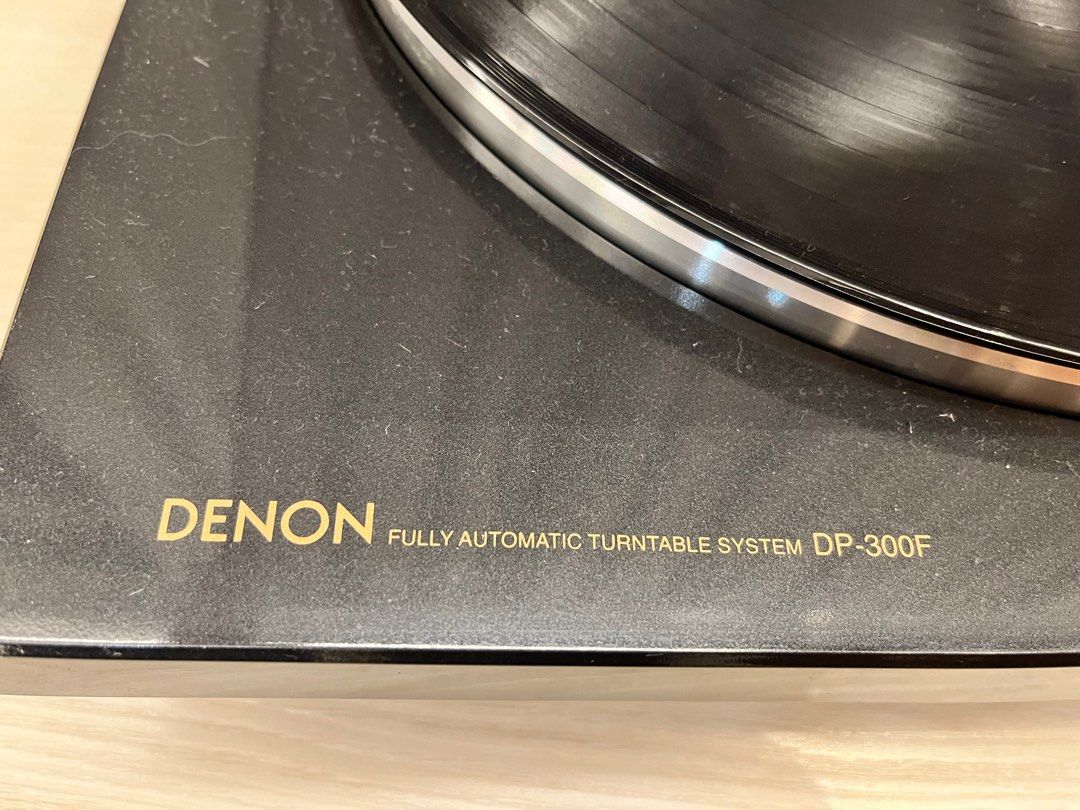 Denon Turntable with speakers, Audio, Other Audio Equipment on Carousell