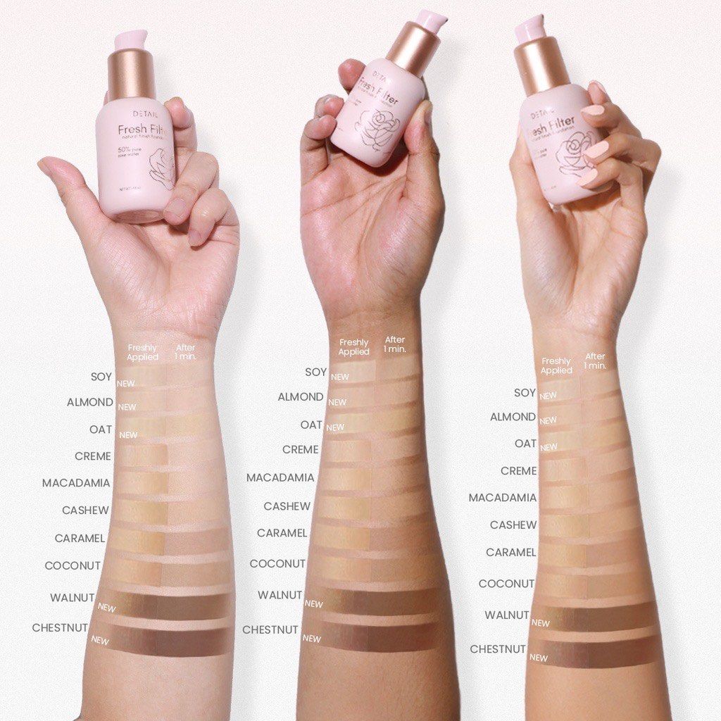 Detail Cosmetics Fresh Filter Foundation in Soy, Beauty & Personal Care ...