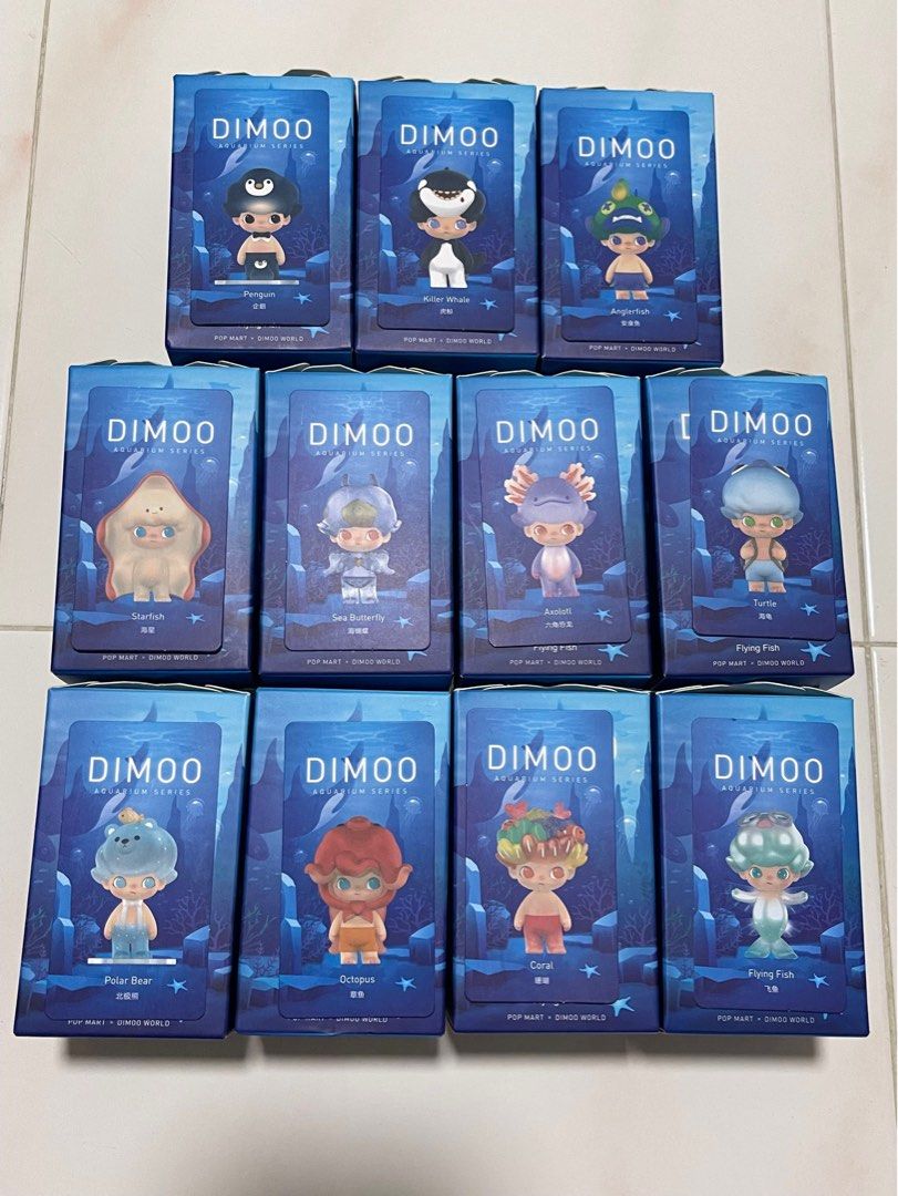 Dimoo Aquarium Series PopMart, Hobbies & Toys, Toys & Games on Carousell