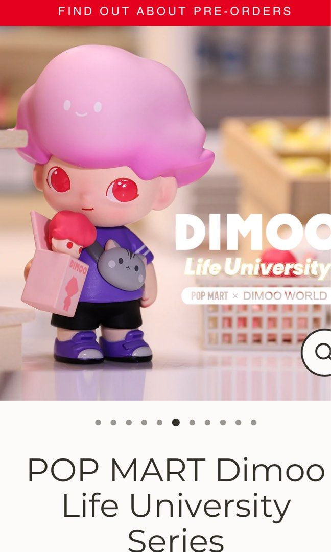 Dimoo life University art toy collector, Hobbies & Toys, Toys & Games ...