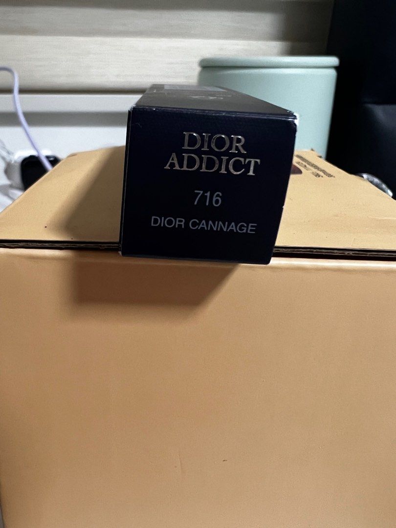 Dior Shine Lipstick 716 Dior Cannage, Beauty & Personal Care, Face ...