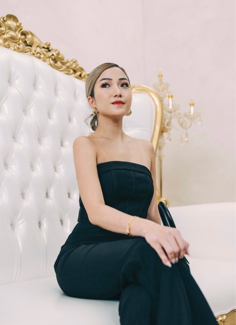 Dr Lash x Mikayla Diva 2-piece set in black, Women's Fashion, Dresses & Sets, Sets or ...