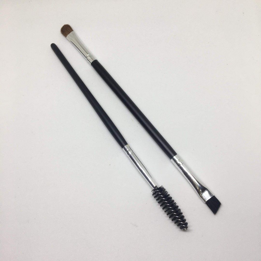 Dual ended eyebrow and spoolie brush set, Beauty & Personal Care, Face ...