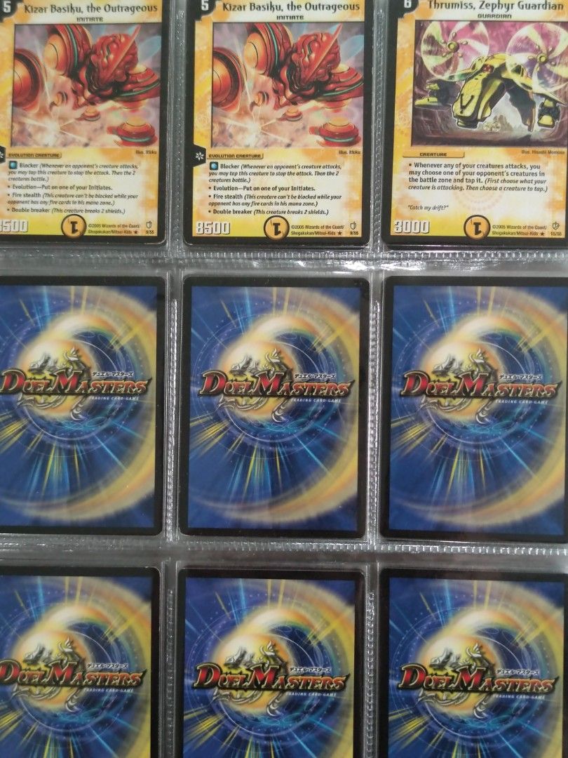 Duel Masters Light Rares: Holy Awe, Forbos, Phal Eega, Kizar Basiku ...