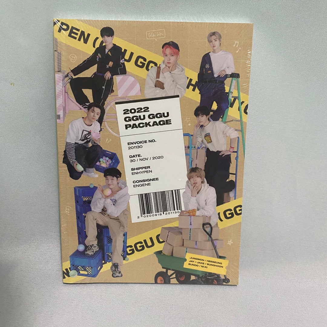 ENHYPEN 2022 Ggu Ggu Package Photobook, Hobbies & Toys, Memorabilia ...