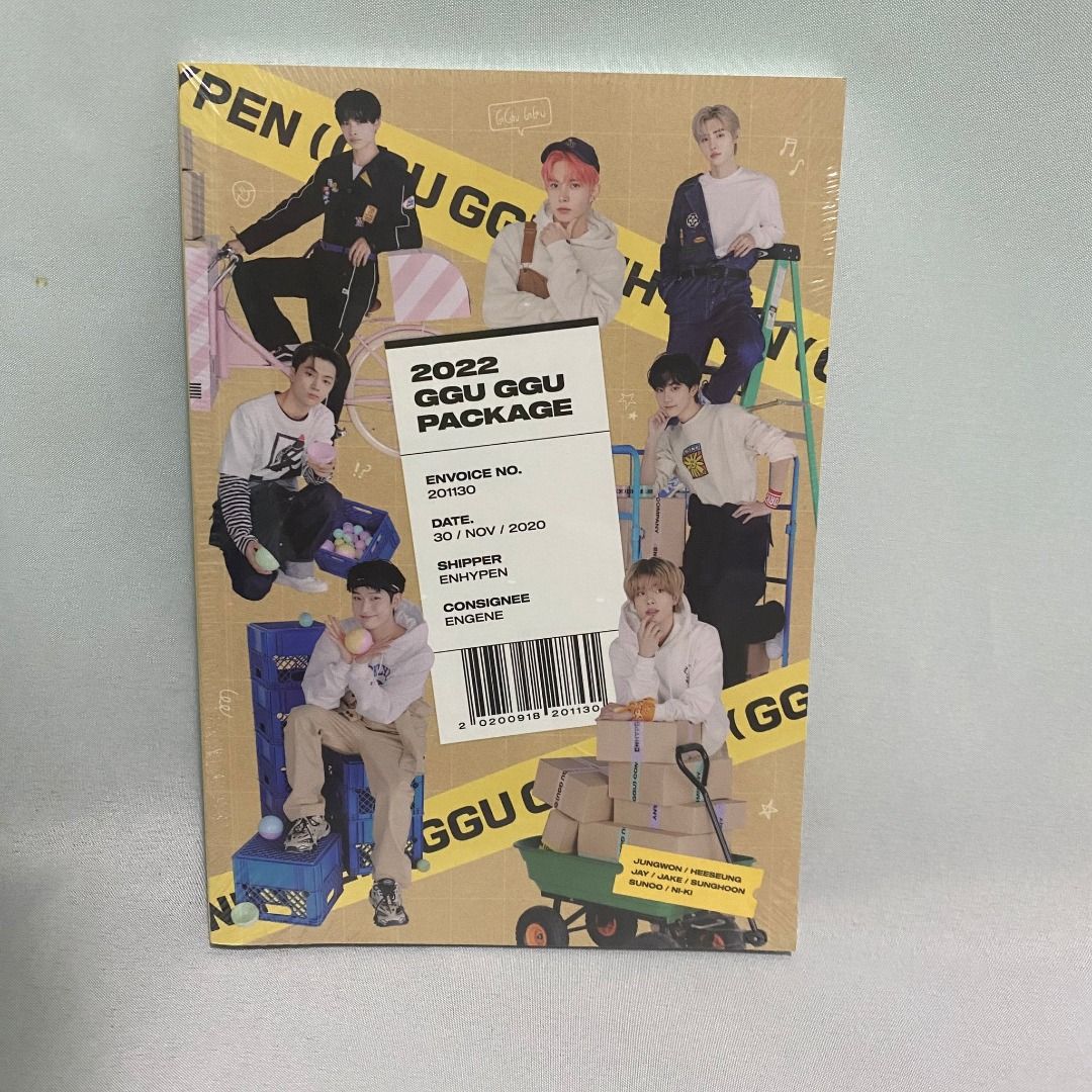 ENHYPEN 2022 Ggu Ggu Package Photobook, Hobbies & Toys, Memorabilia ...