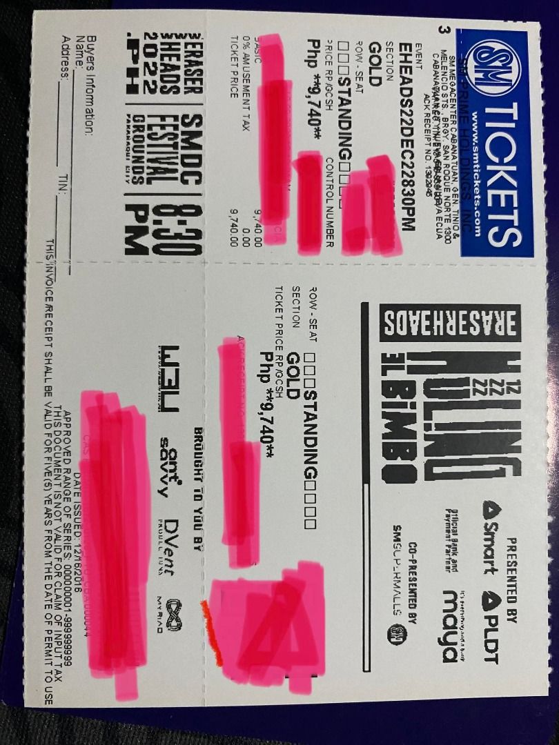 Eraserheads: Huling El Bimbo, Tickets & Vouchers, Event Tickets on Carousell