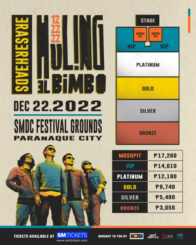 Eraserheads: Huling El Bimbo, Tickets & Vouchers, Event Tickets on ... Eraserheads: Huling El Bimbo, Tickets & Vouchers, Event Tickets on ...
