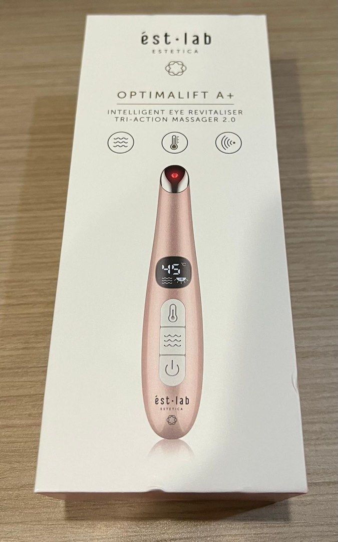 est. lab Optimalift A+ Intelligent Eye Revitaliser Tri-Action Massager, Beauty & Personal Care ...