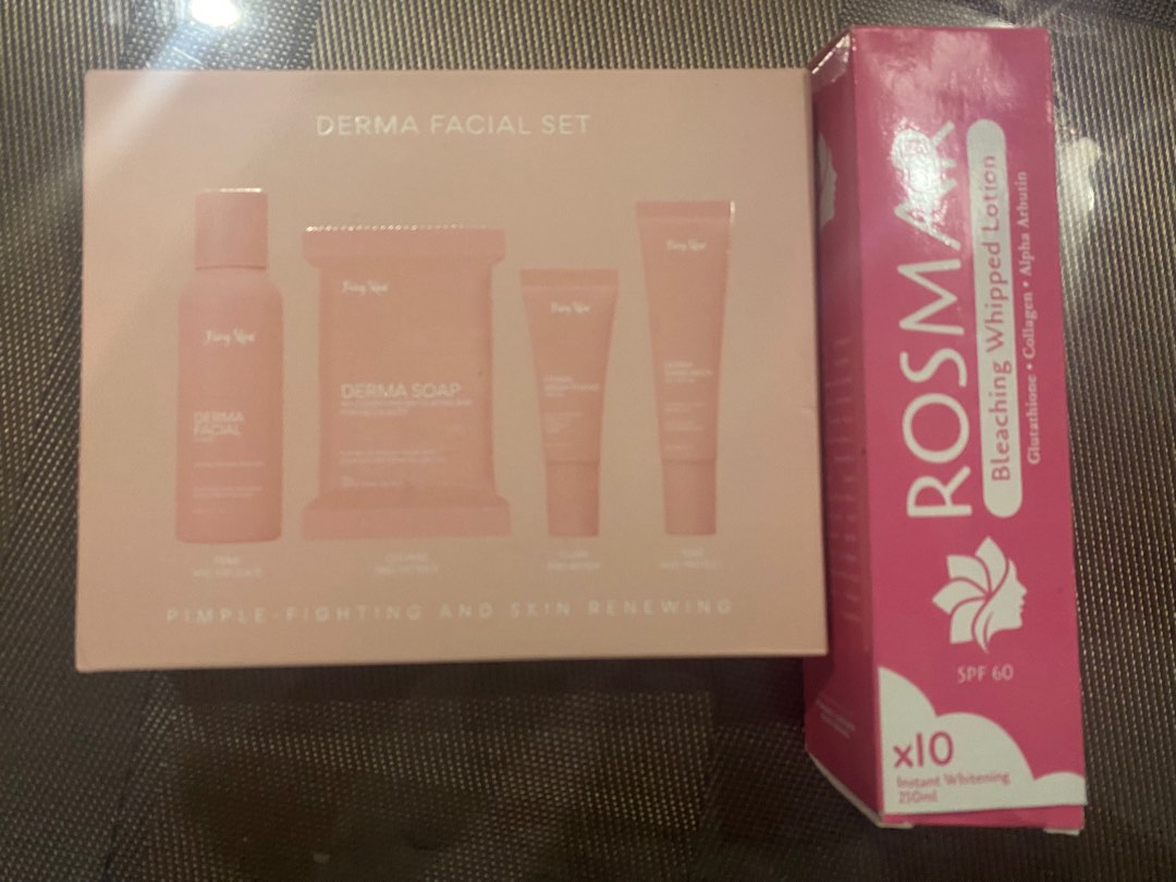 Fairy Skin Derma Facial set and rosmar lotion, Beauty & Personal Care ...