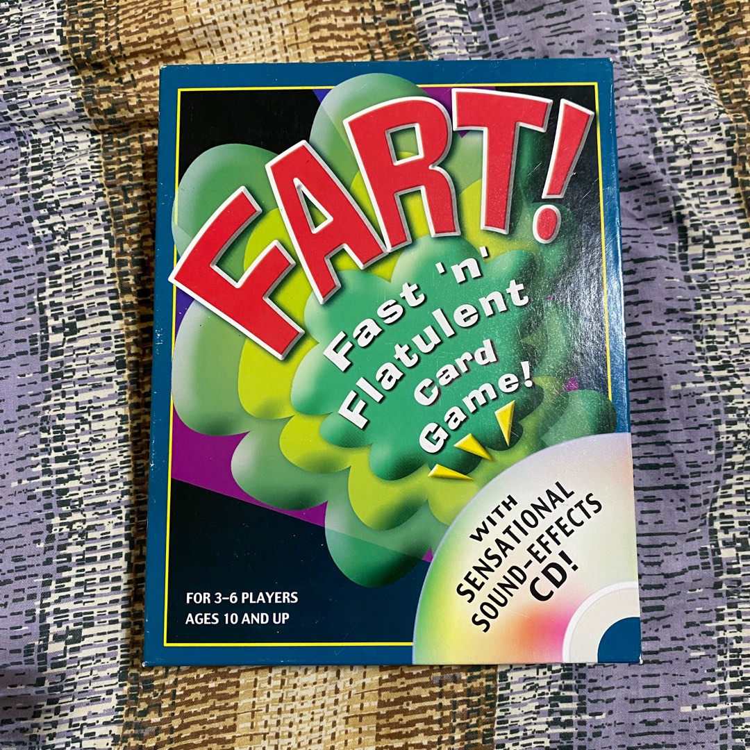 Fart Card Game, Hobbies & Toys, Toys & Games on Carousell