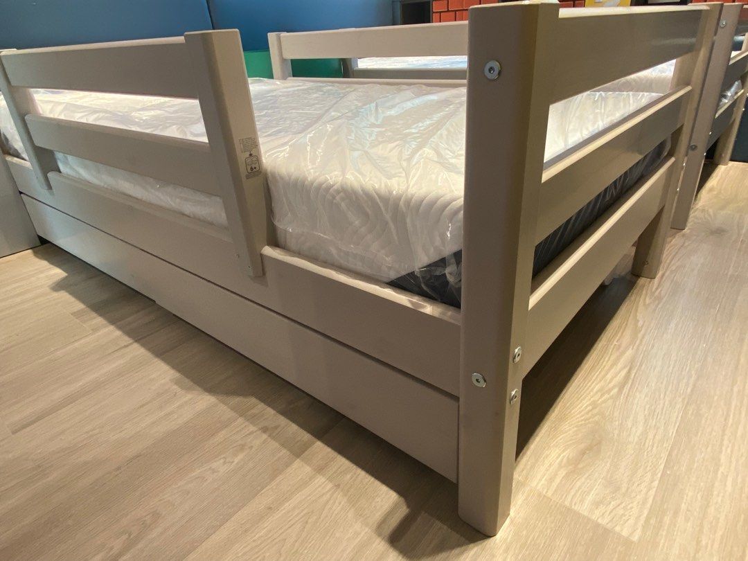 Flexa classic single bed with drawers, Furniture & Home Living, Furniture, Bed Frames ...