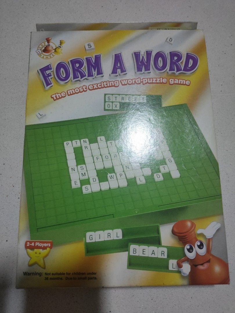 Form A Word (Scrabble-like Game), Hobbies & Toys, Toys & Games on Carousell