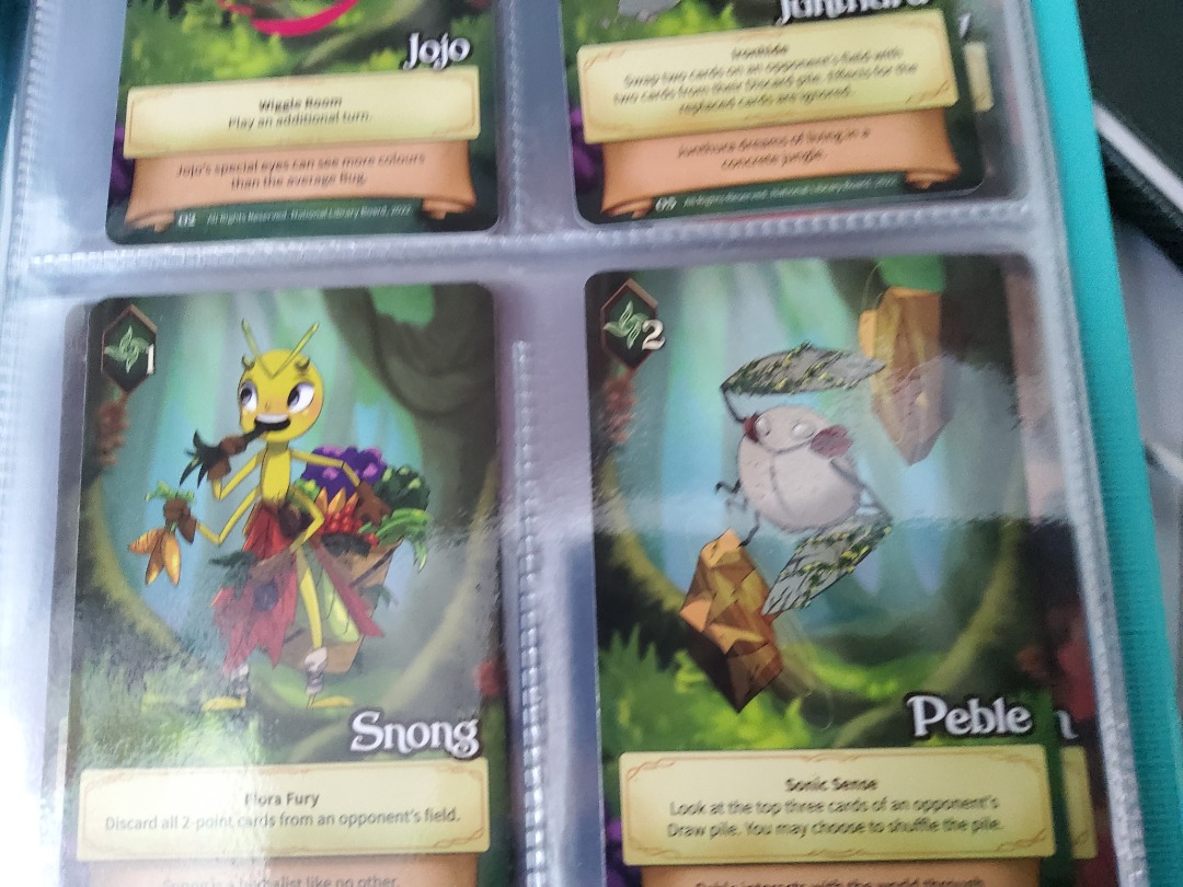 Free book bug cards for trading, Hobbies & Toys, Toys & Games on Carousell