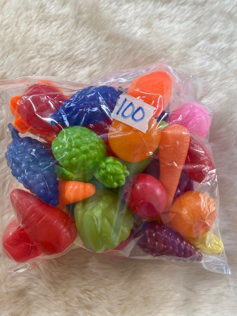 Fruits& Vegetables toy set, Hobbies & Toys, Toys & Games on Carousell