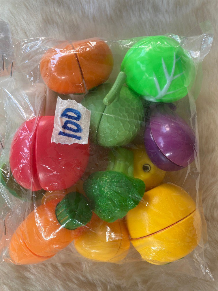 Fruits& Vegetables toy set, Hobbies & Toys, Toys & Games on Carousell