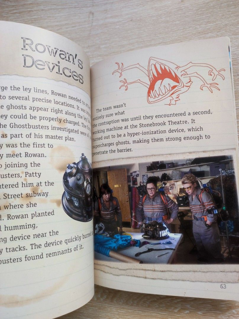 Ghostbusters handbook movie guide 2016 collection, Hobbies & Toys ...