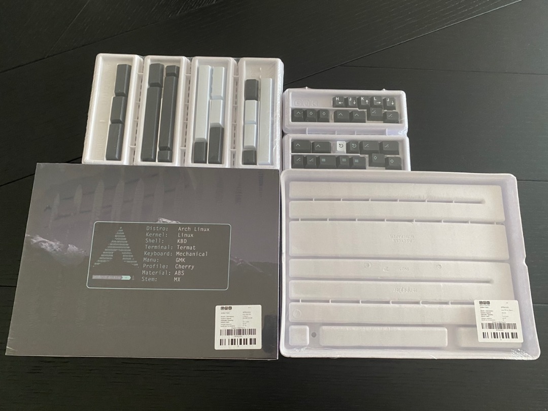 GMK Arch Custom Mechanical Keyboard Keycap Set, 電腦＆科技, 電腦周邊及配件, 電腦鍵盤及相關 ...