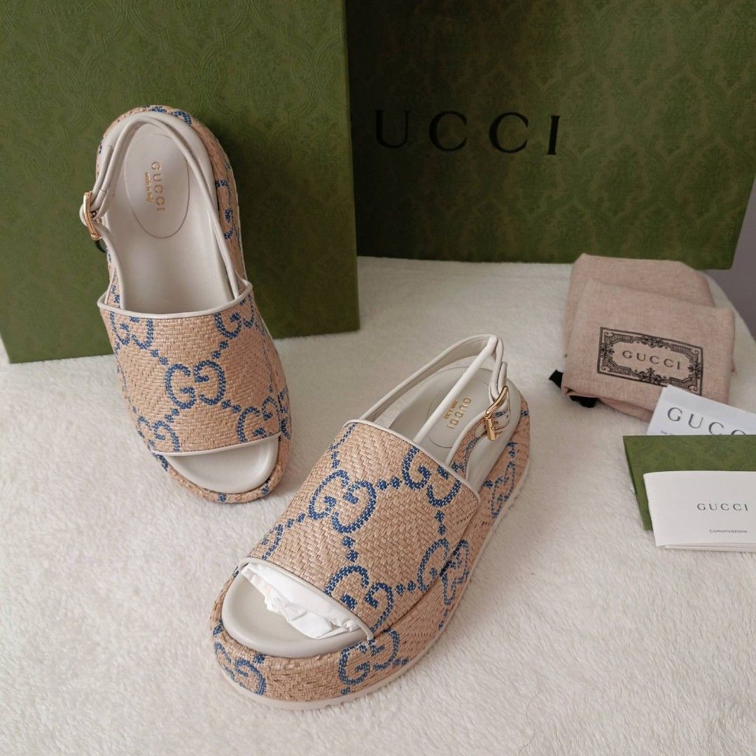 Gucci platform sandals, Luxury, Sneakers & Footwear on Carousell