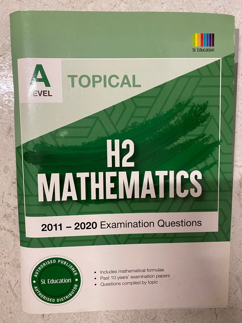 H2 Math TYS Topical, Hobbies & Toys, Books & Magazines, Assessment ...