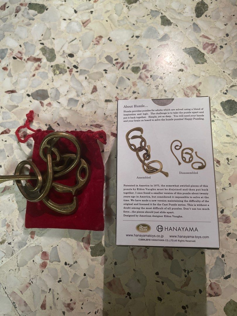 Hanayama Puzzle Cast Enigma, Hobbies & Toys, Toys & Games on Carousell