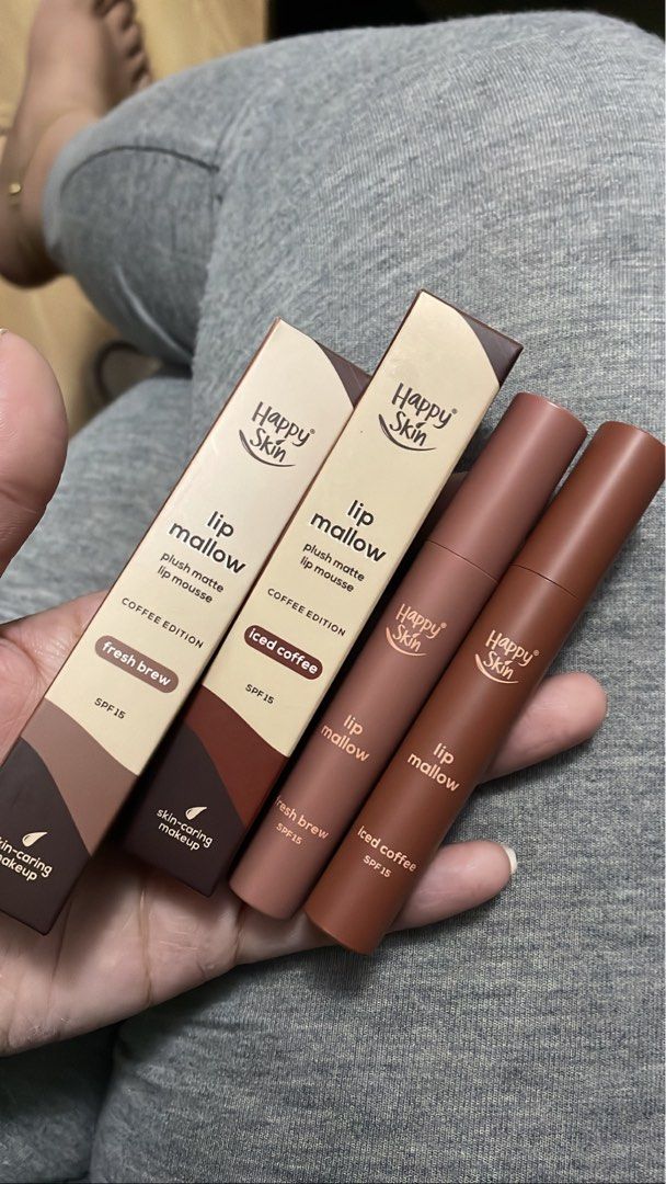 Happy Skin Lip Mallow Mousse Coffee Edition in Fresh Brew & iced coffee ...