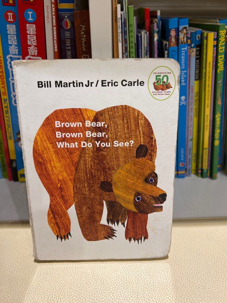 Hardcover Eric Carle Brown Bear, What do you see?, Buku & Alat Tulis ...