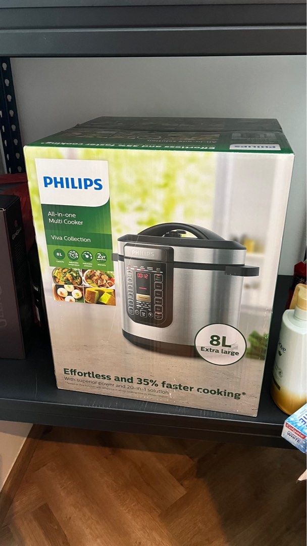 HD2238/62 Philips 8L All-In-One Pressure Cooker, TV & Home Appliances ...