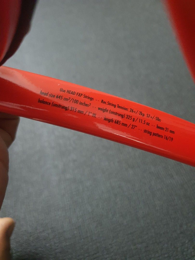 Head Radical Flexpoint Tour, Sports Equipment, Sports & Games, Racket & Ball Sports on Carousell