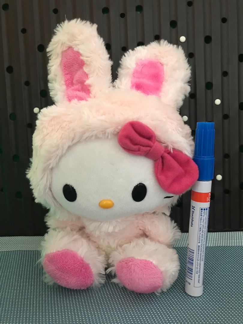 Hello Kitty Bunny Costume Plush, Hobbies & Toys, Toys & Games on Carousell