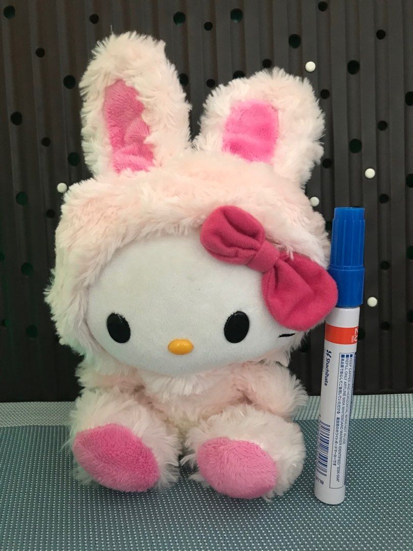 Hello Kitty Bunny Costume Plush, Hobbies & Toys, Toys & Games on Carousell