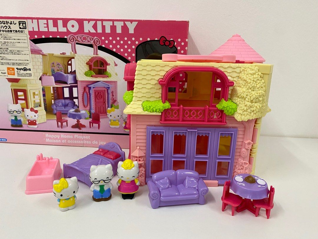 Hello Kitty Happy Home Playset, Hobbies & Toys, Toys & Games on Carousell