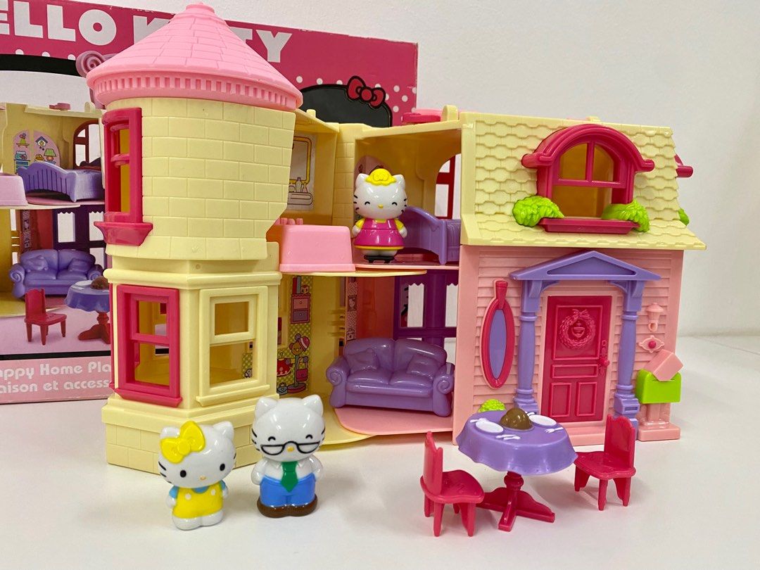 Hello Kitty Happy Home Playset, Hobbies & Toys, Toys & Games on Carousell