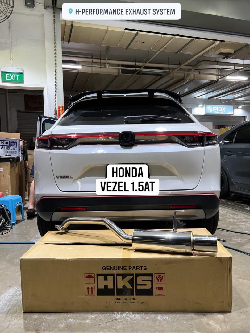 Honda Vezel Rv3/RV5 ( Upgrade HKS Silent Hi Power Exhaust System ), Car ...