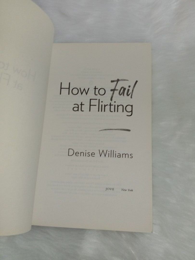 How To Fail At Flirting by Denise Williams, Hobbies & Toys, Books ...