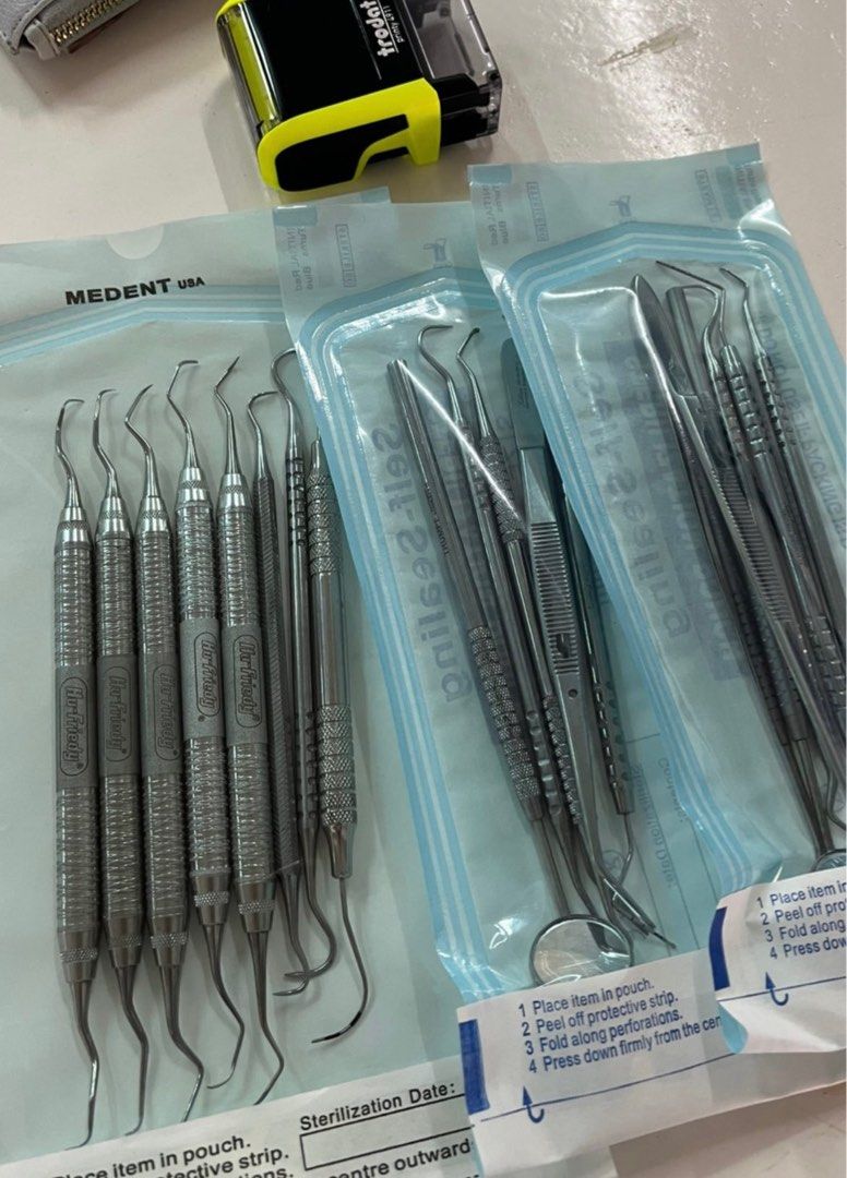 Hu Friedy Gracey Curettes Satin Steel, Health & Nutrition, Medical ...