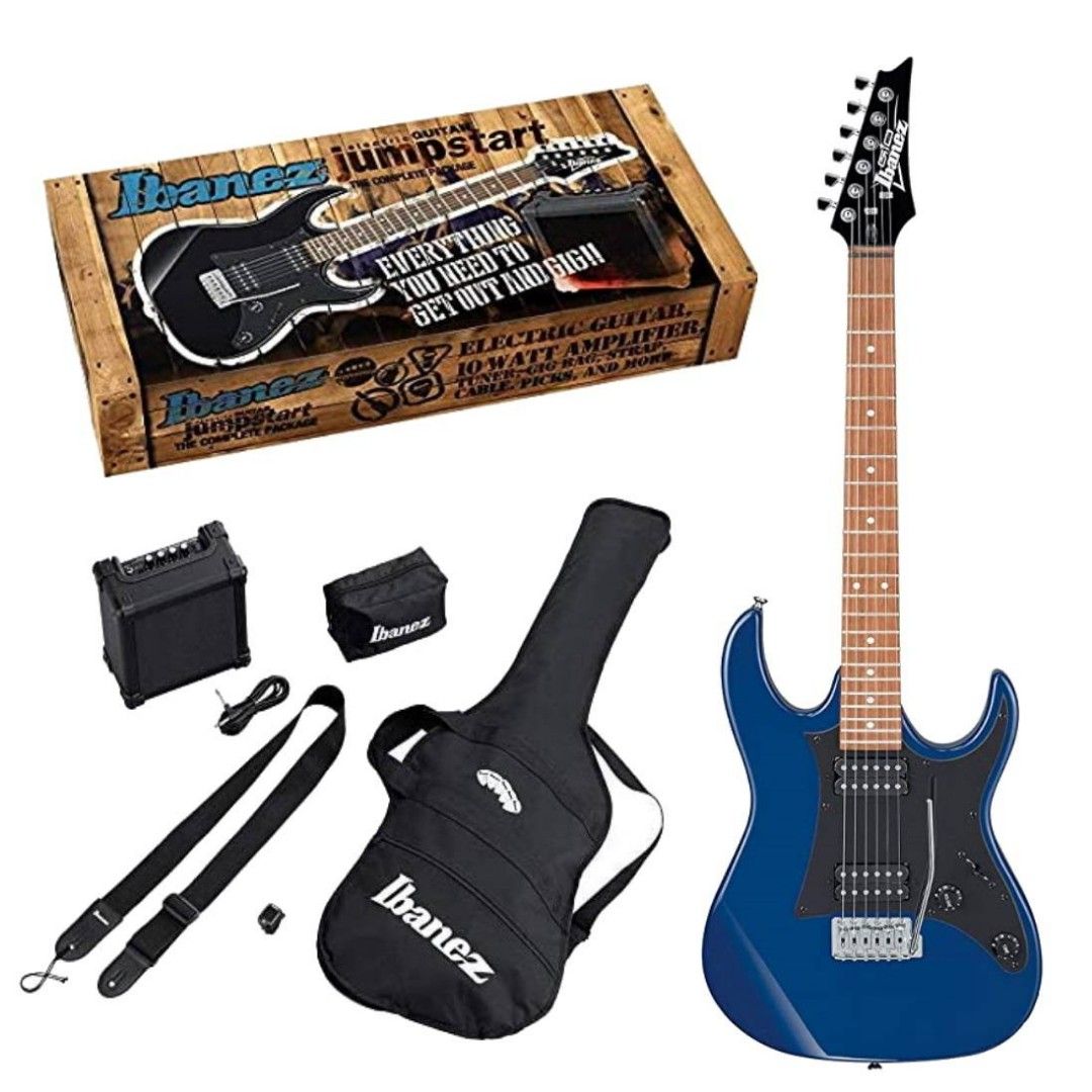 Ibanez Jumpstart IJRX20E Blue Guitar Package, Hobbies & Toys, Music ...