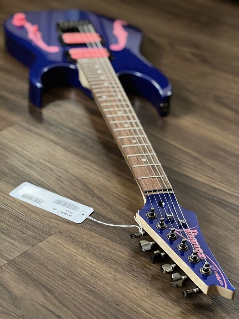 Ibanez PGMM11-JB Paul Gilbert Blue miKro Guitar, Hobbies & Toys, Music ...