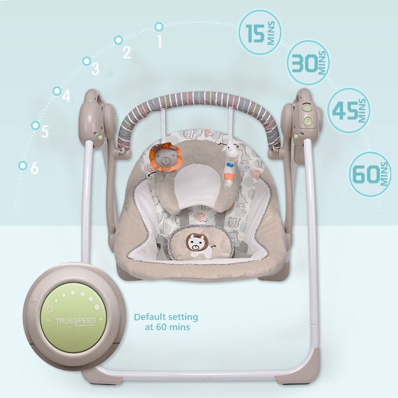 [iDS] Electric Baby Rocking Chair, 0-9 Months for Infants Rocker Bed ...