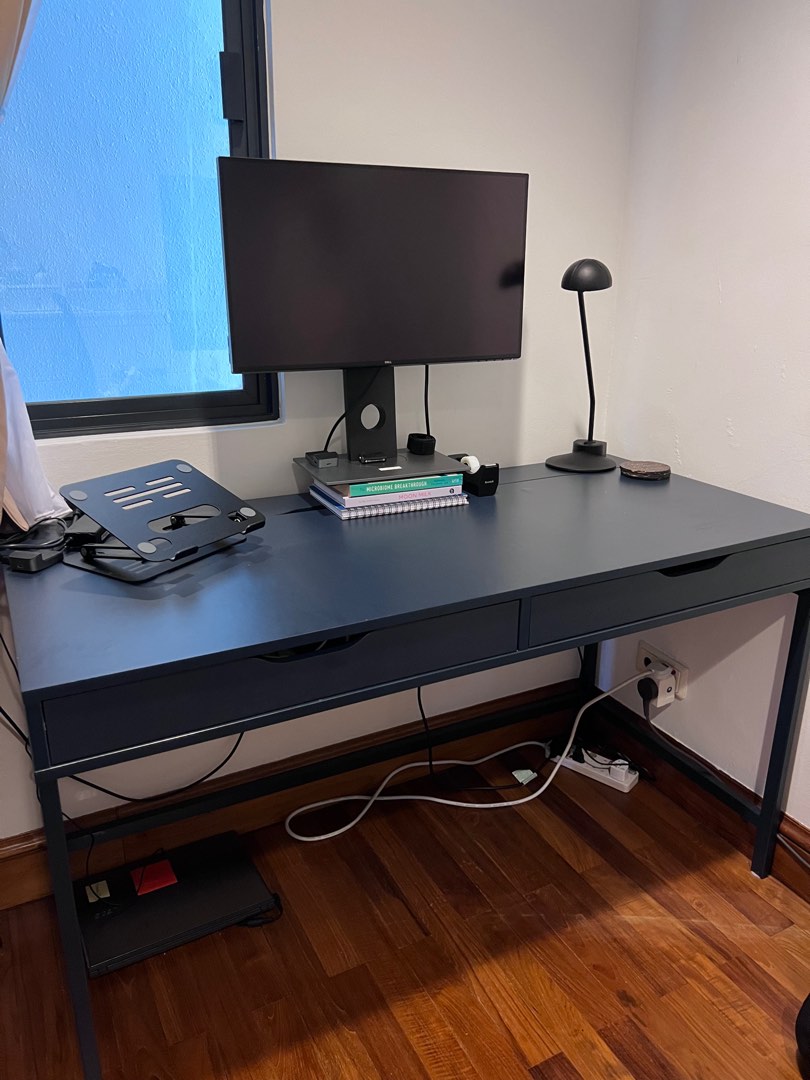 IKEA Alex Desk, Furniture & Home Living, Furniture, Tables & Sets on ...
