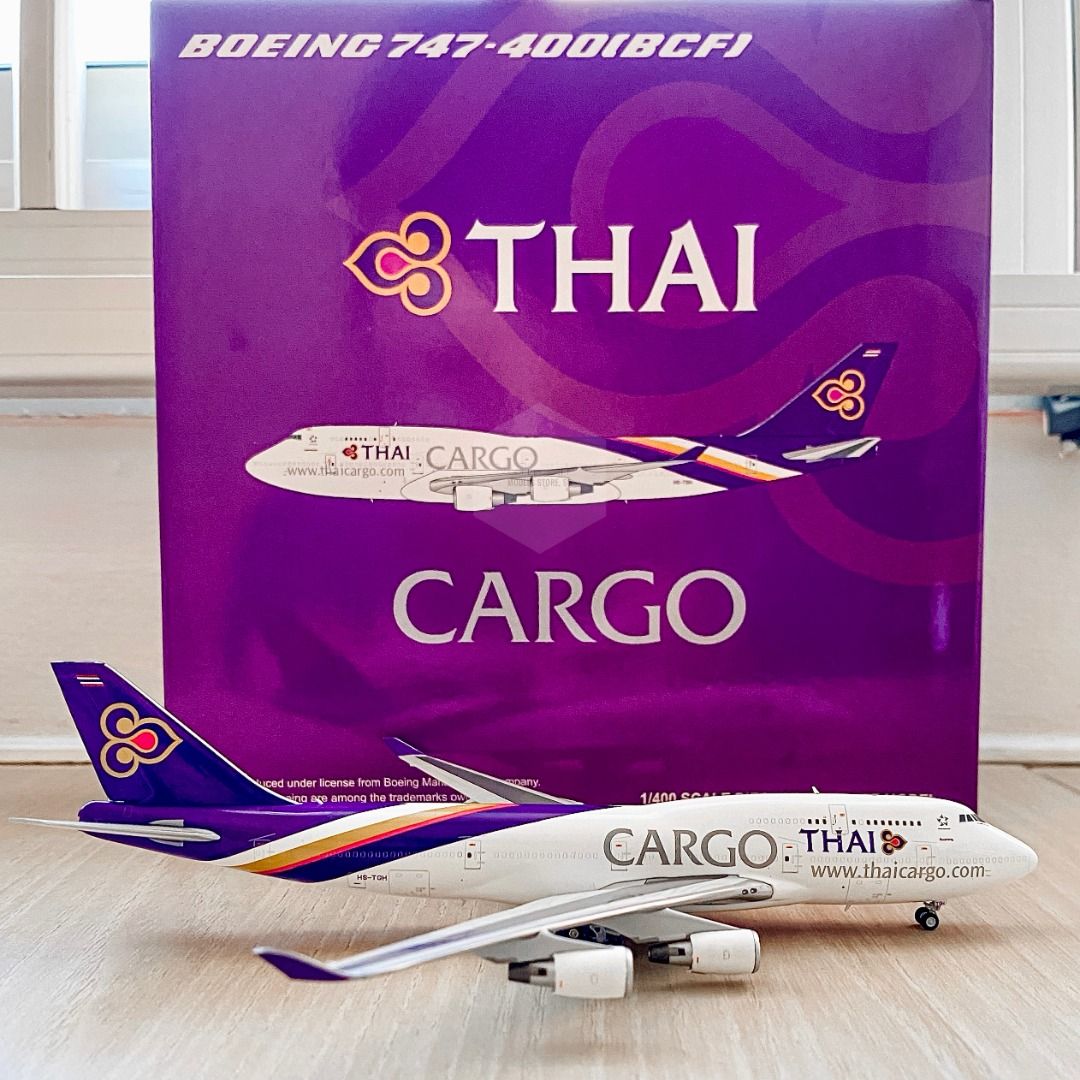 [DEFECT] JC WINGS THAI AIRWAYS CARGO BOEING B747-400(BCF) HS-TGH 1:400 DIE-CAST METAL AIRPLANE ...