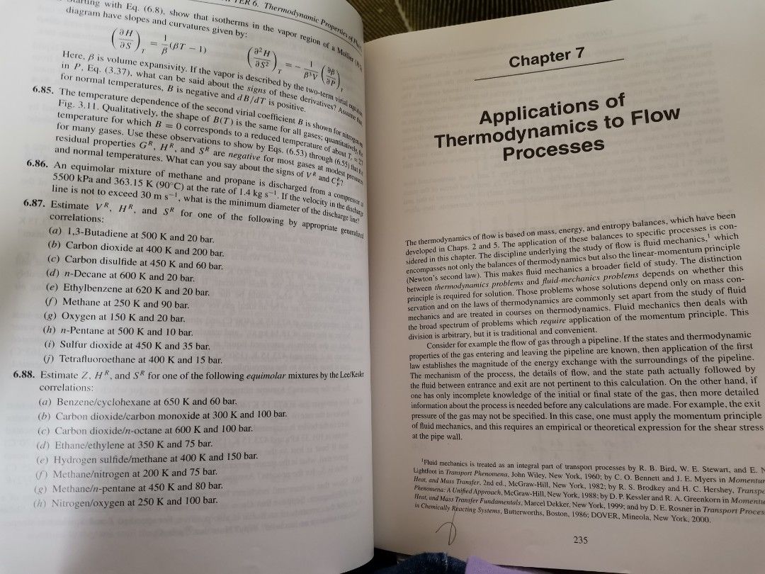 Introduction to Chemical Engineering Thermodynamics, Hobbies & Toys ...