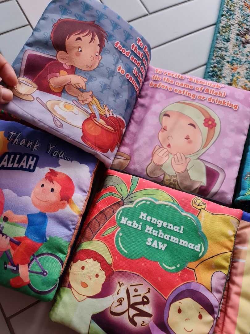 Islamic Soft Books for Toddlers, Babies & Kids, Infant Playtime on ...