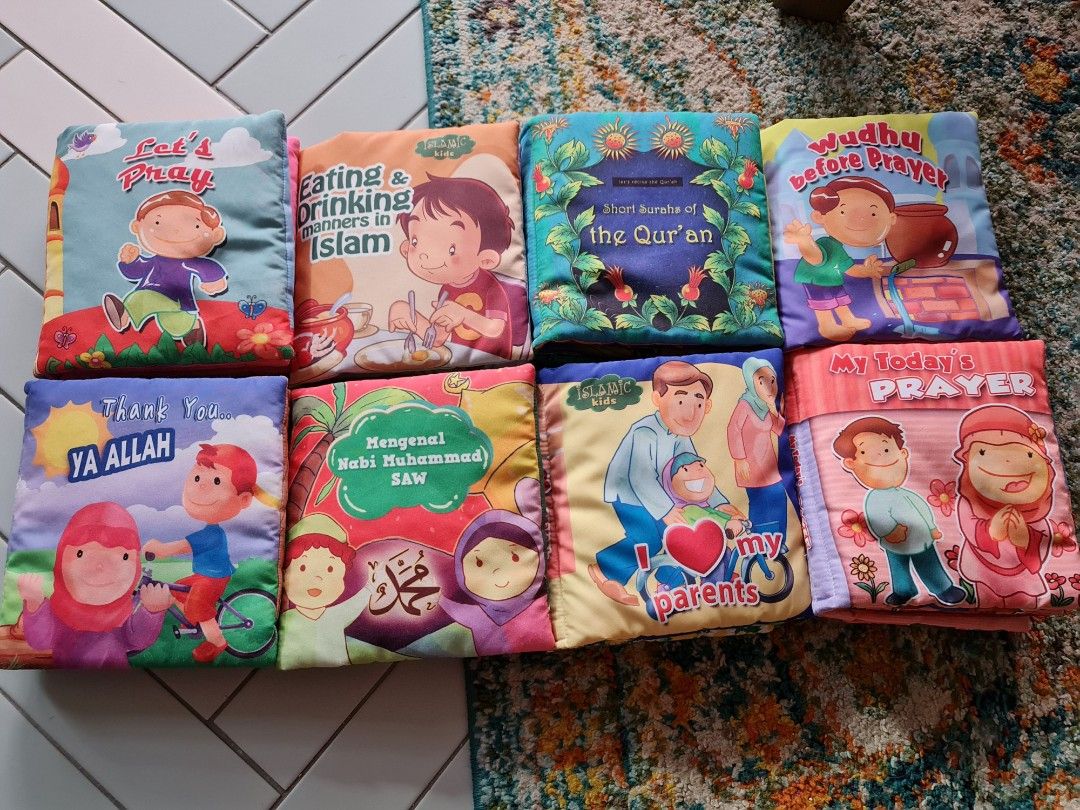 Islamic Soft Books for Toddlers, Babies & Kids, Infant Playtime on ...