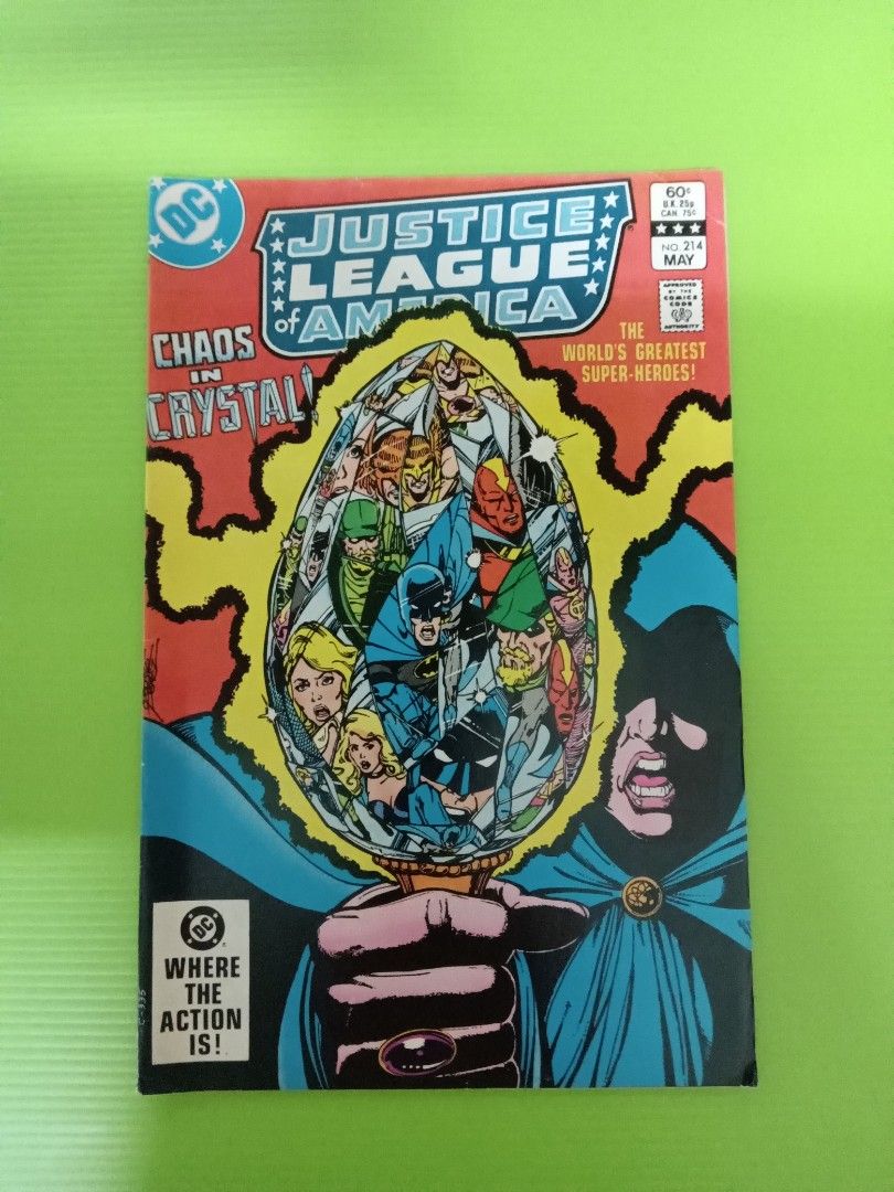 Justice League Of America #214 ( George Perez - Cover Art ) DC BRONZE ...