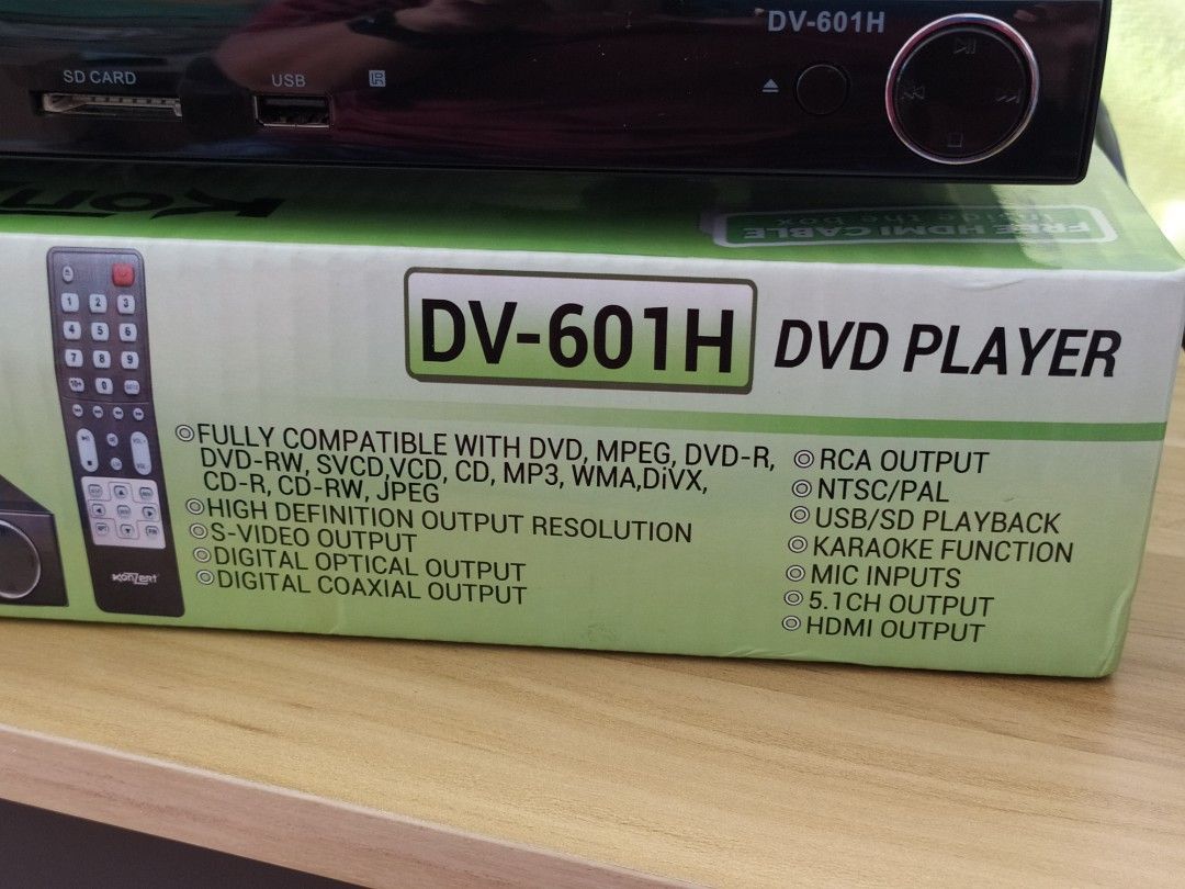 Konzert DVD CD player, TV & Home Appliances, TV & Entertainment, Blu ...